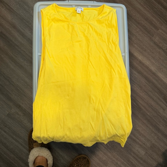 J. Crew | Tops | J Crew Yellow Tank | Poshmark